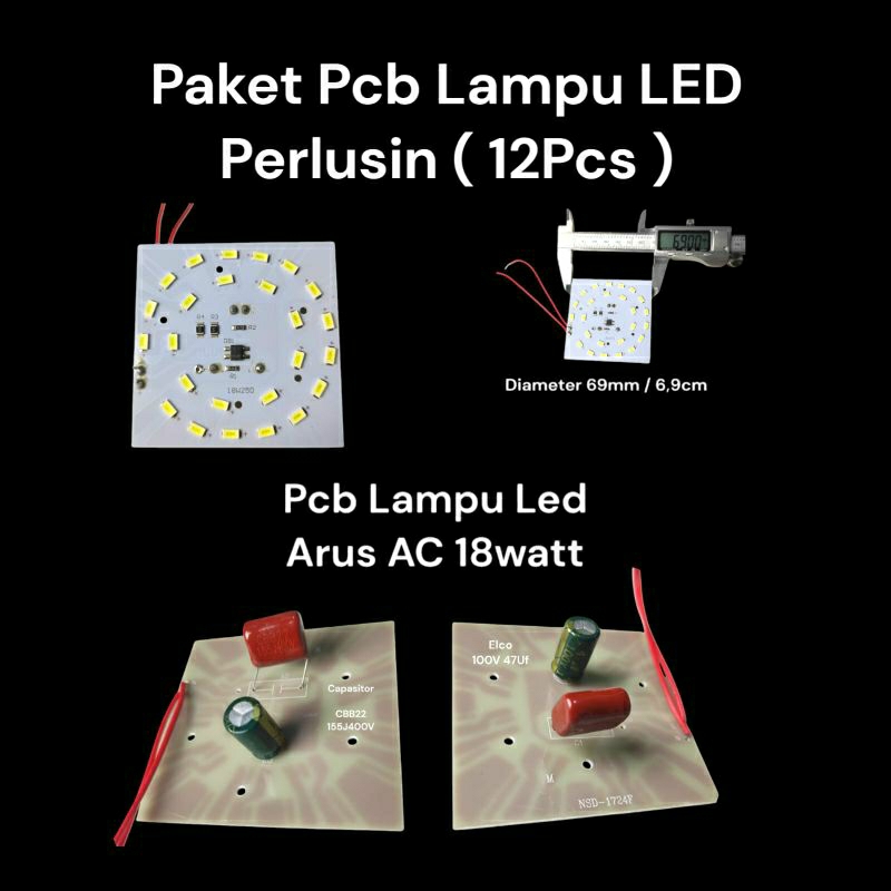 18watt LED Light Pcb contains (12Pcs) | Shopee Philippines