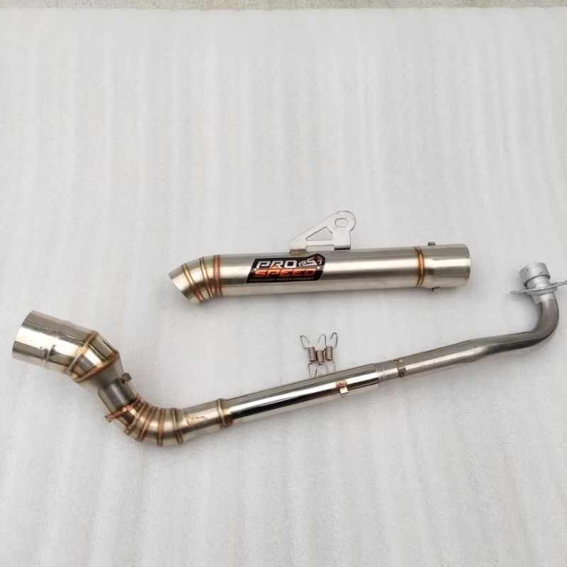 Open pipe Super Open canister tube type 51mm inlet 1set for Wave 100 ...