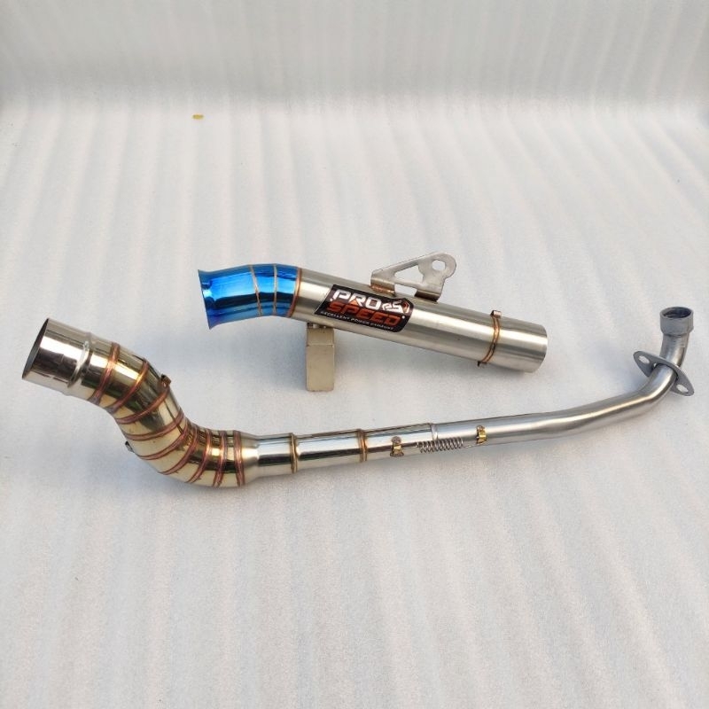 Pro SPEED Super open pipe canister 51mm tube type 1set for wave 125 xrm ...