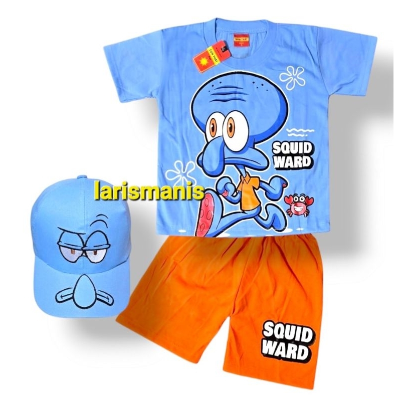 Squidward CHILDREN'S T-SHIRTS SET FOR BOYS AND GIRLS SQUIDWARD SET ...