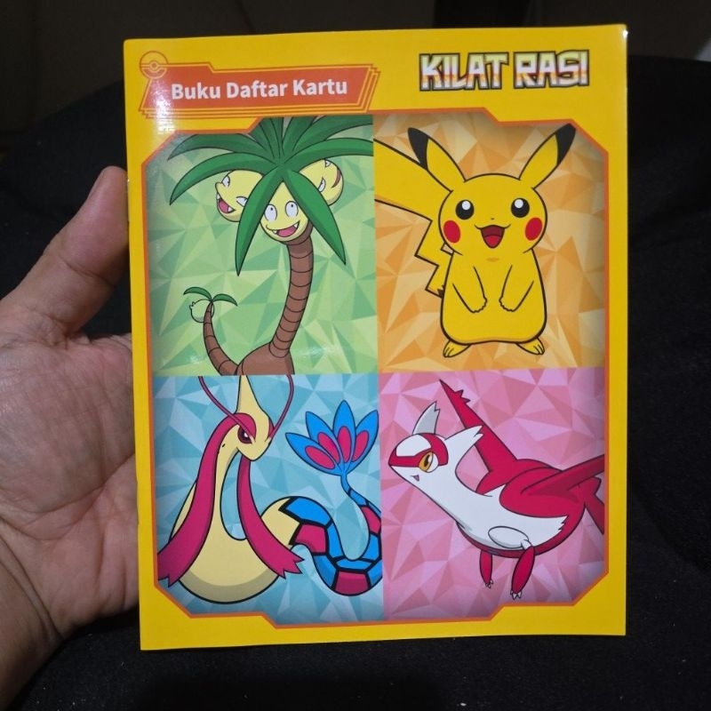 Original Indonesian pokemon constellation flash card list book from ...