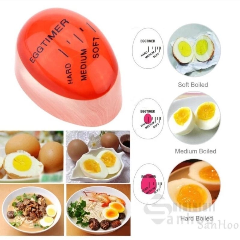 Egg Timer Perfect Boiled Indicator Kitchen Boiled Egg Temperature Gauge ...