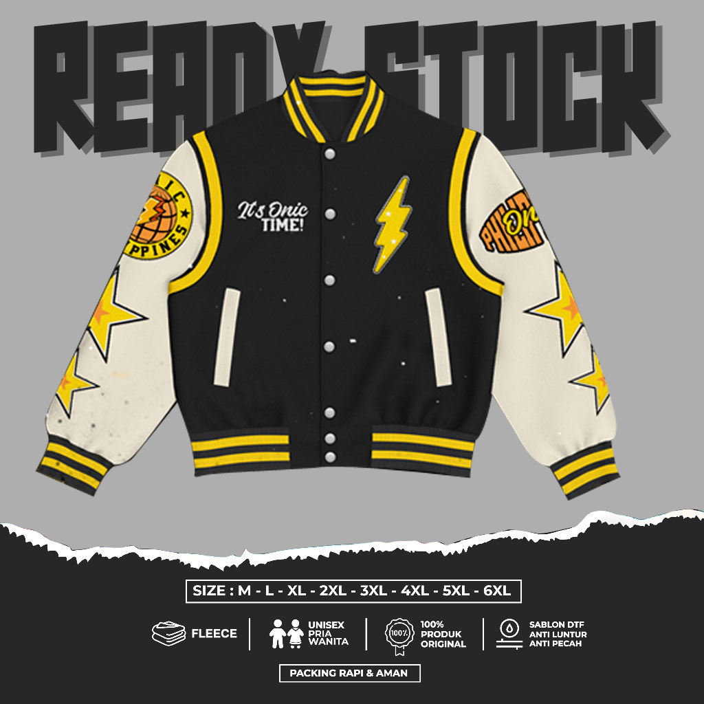 Mlbb JACKET / MLBB VARSITY JACKET / ONIC PH SEOSON JACKET 2024 / ONIC ...