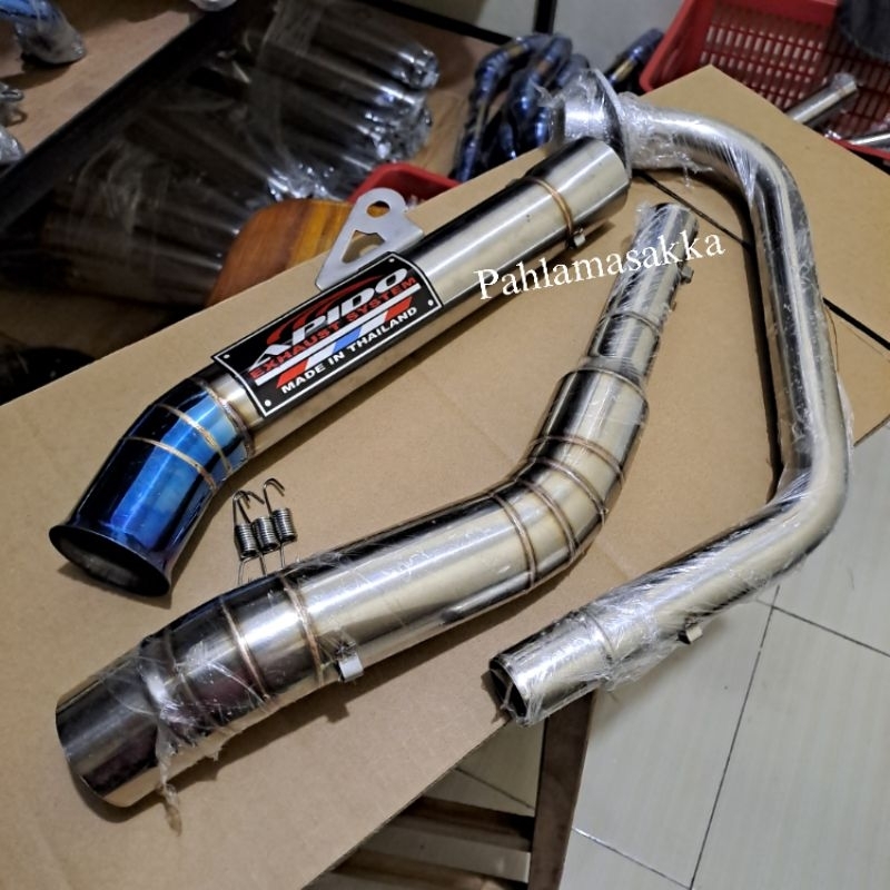 1set apido exhaust Conical TUBE type skygo 125 150 rusi_tc bajaj Tmx ...