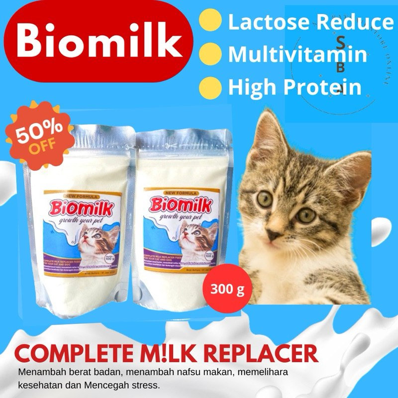 Cat Milk Newborn Kitten Adult Biomilk 300 gr | Shopee Philippines