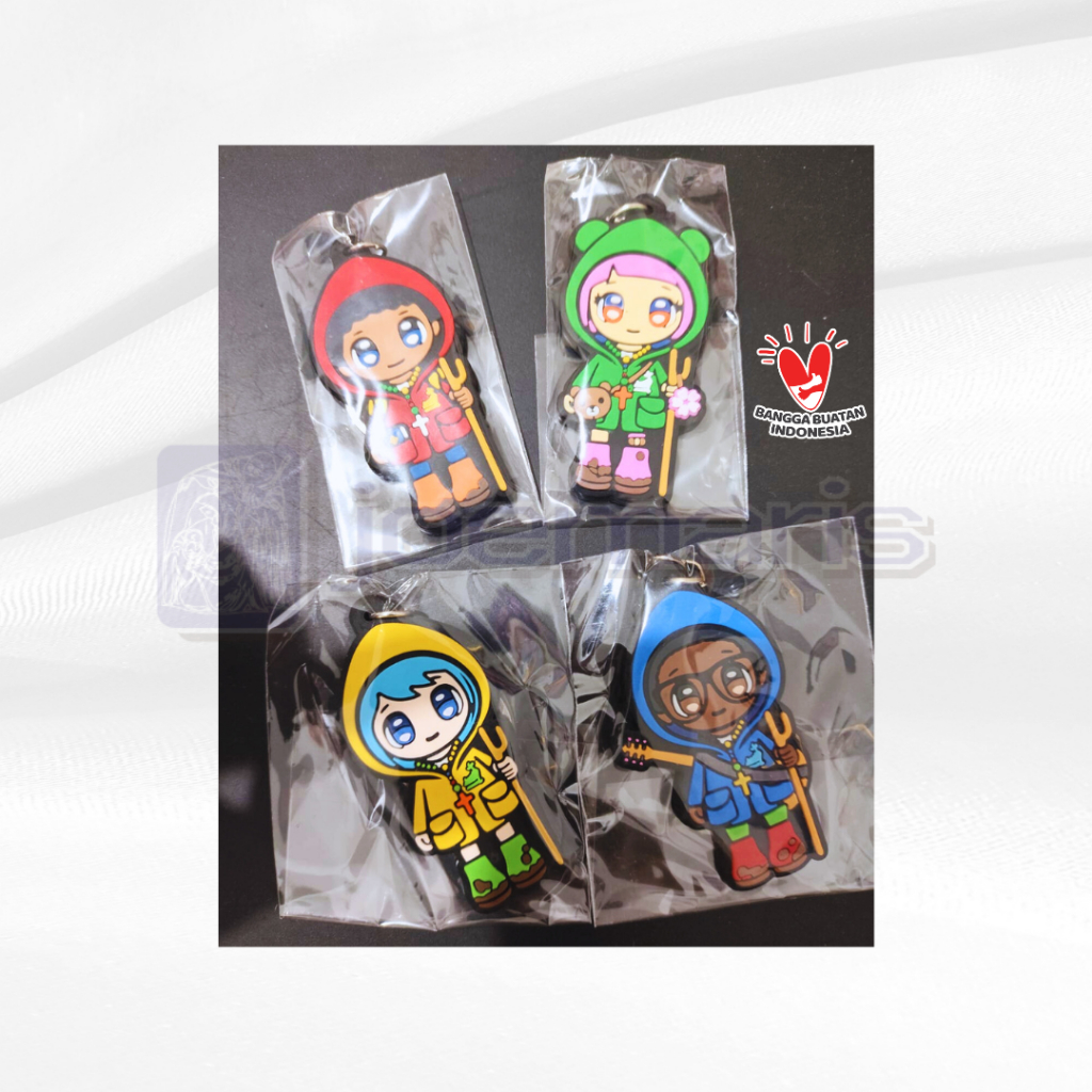 GANTUNGAN Rubber KEYCHAIN LUCE MASKOT YUBILEUM 2025 RUBBER KEYCHAIN ...