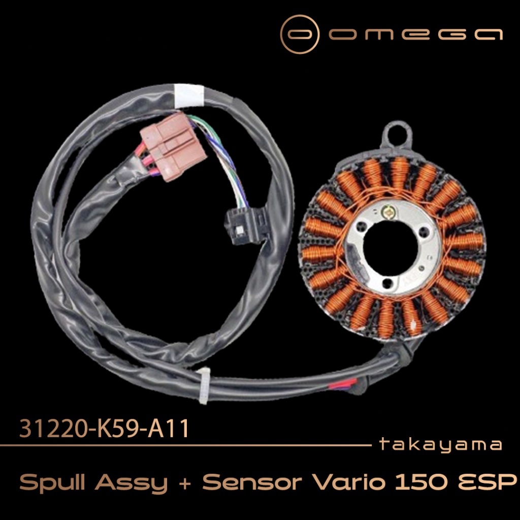Takayama Spool Spull Stator Assy Complete + Vario 150 ESP Sensor ...