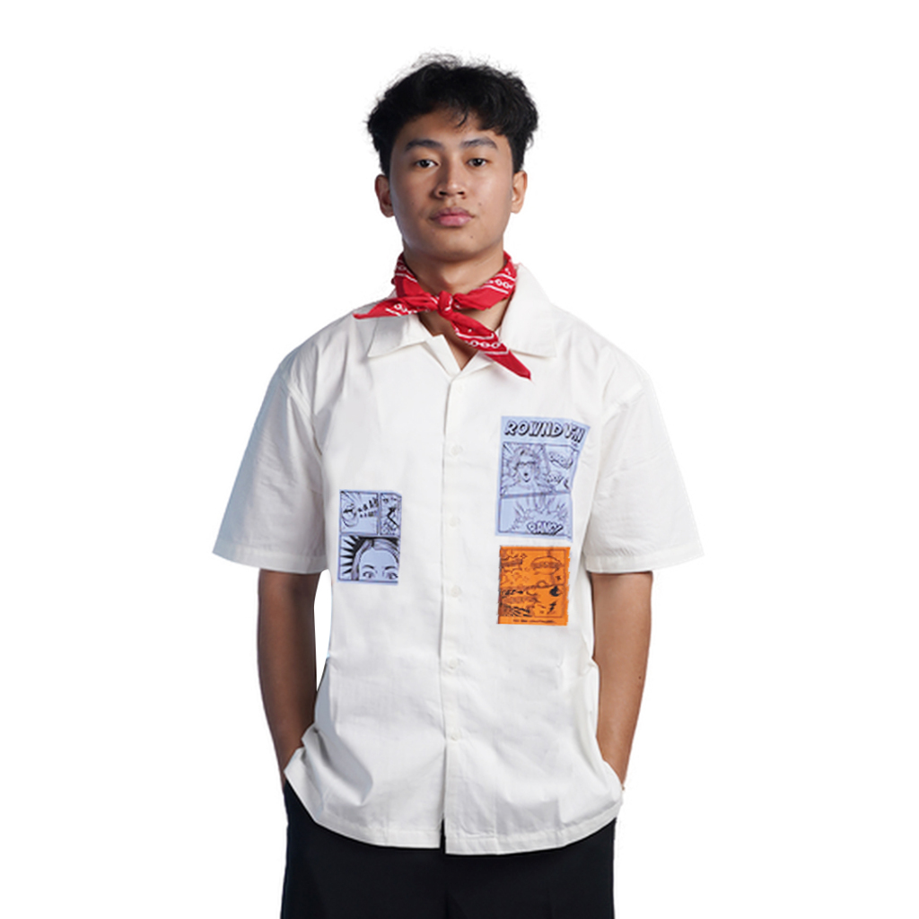 KEMEJA Rown Division Official Bowling Shirt - Rowndvsn Relax Neville ...