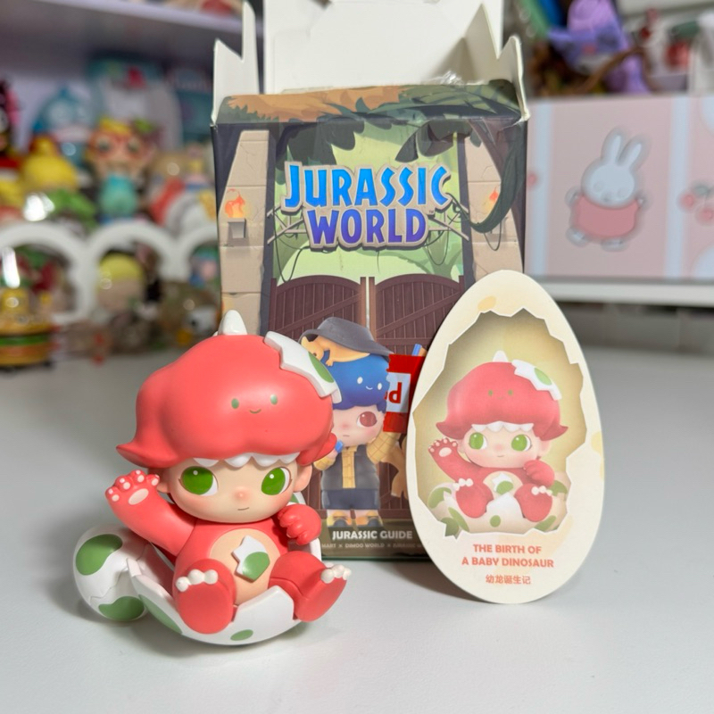 Original Popmart Dimoo Jurassic World Opened “The birth of a baby ...