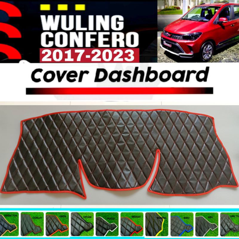 Confero 2017-2021 WULING DASHBOARD COVER CUSTOM SYNTHETIC LEATHER WAJIK ...