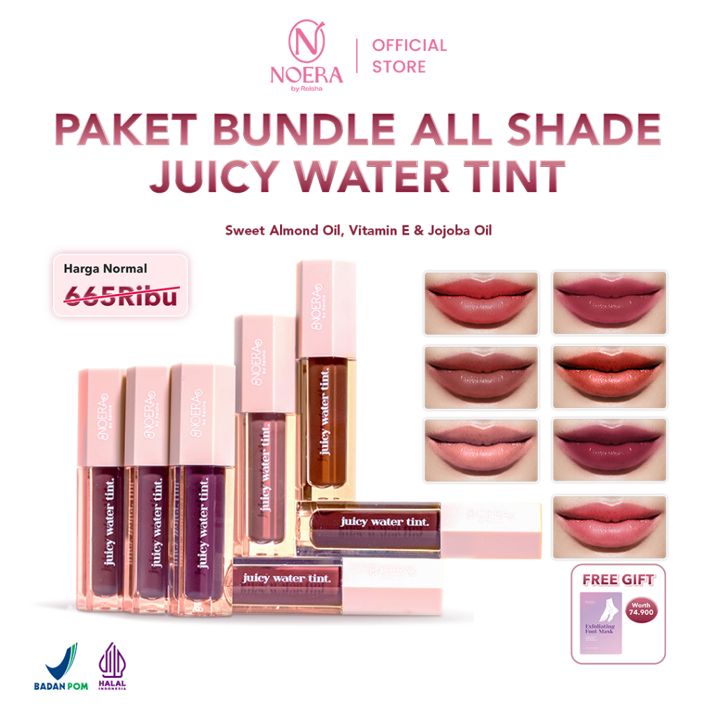 Noera All Shade Juicy Water Tint - [Free Exfoliating Foot Mask ...