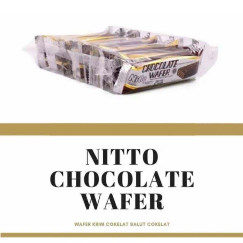 Nissin Nitto Chocolate Wafer Chocolate Nissin | Shopee Philippines