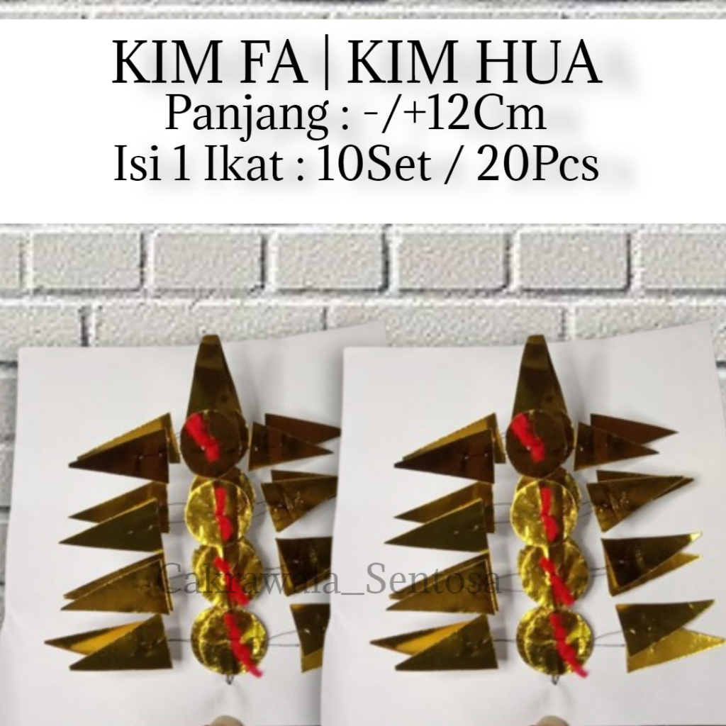 Kim Fa Kim Hua Kalimantan Kim Hua Prayer Altar Table 1 Bunch of 10 Sets ...