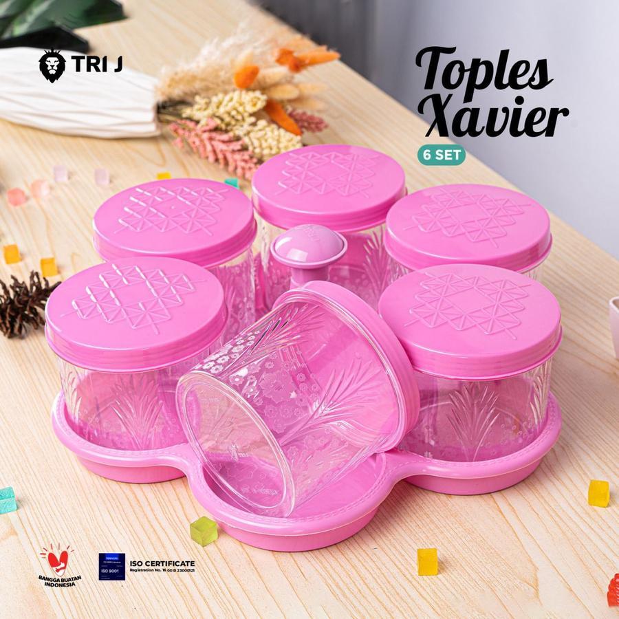 Eid jar tri J plastic jar jar jar set of 6 jars 6 leaves cake box toles ...