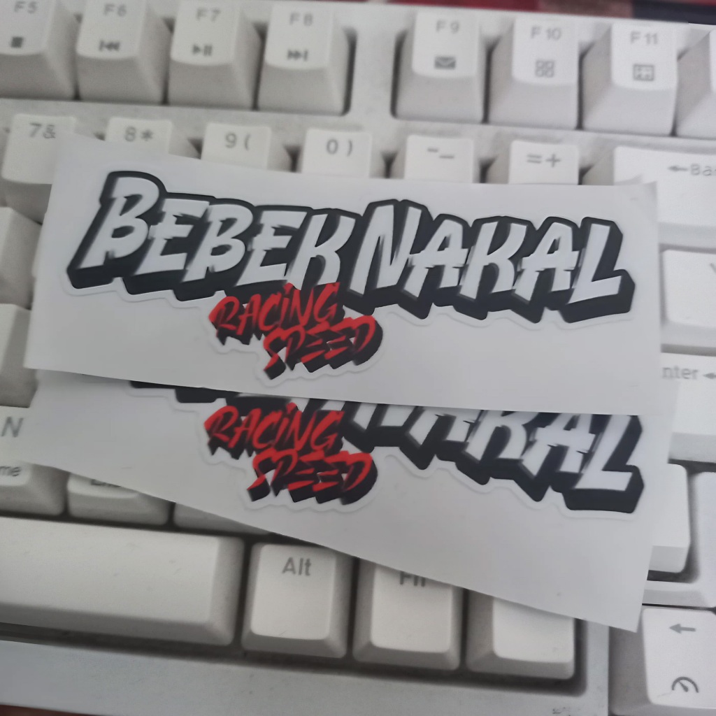 Print-cut Naughty Racing Speed Duck Sticker | Shopee Philippines