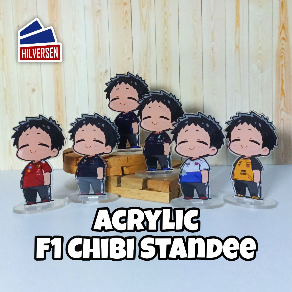 [ Pre-order] F1 Chibi Boy Display - Formula 1 Chibi Standee | Hilversen ...