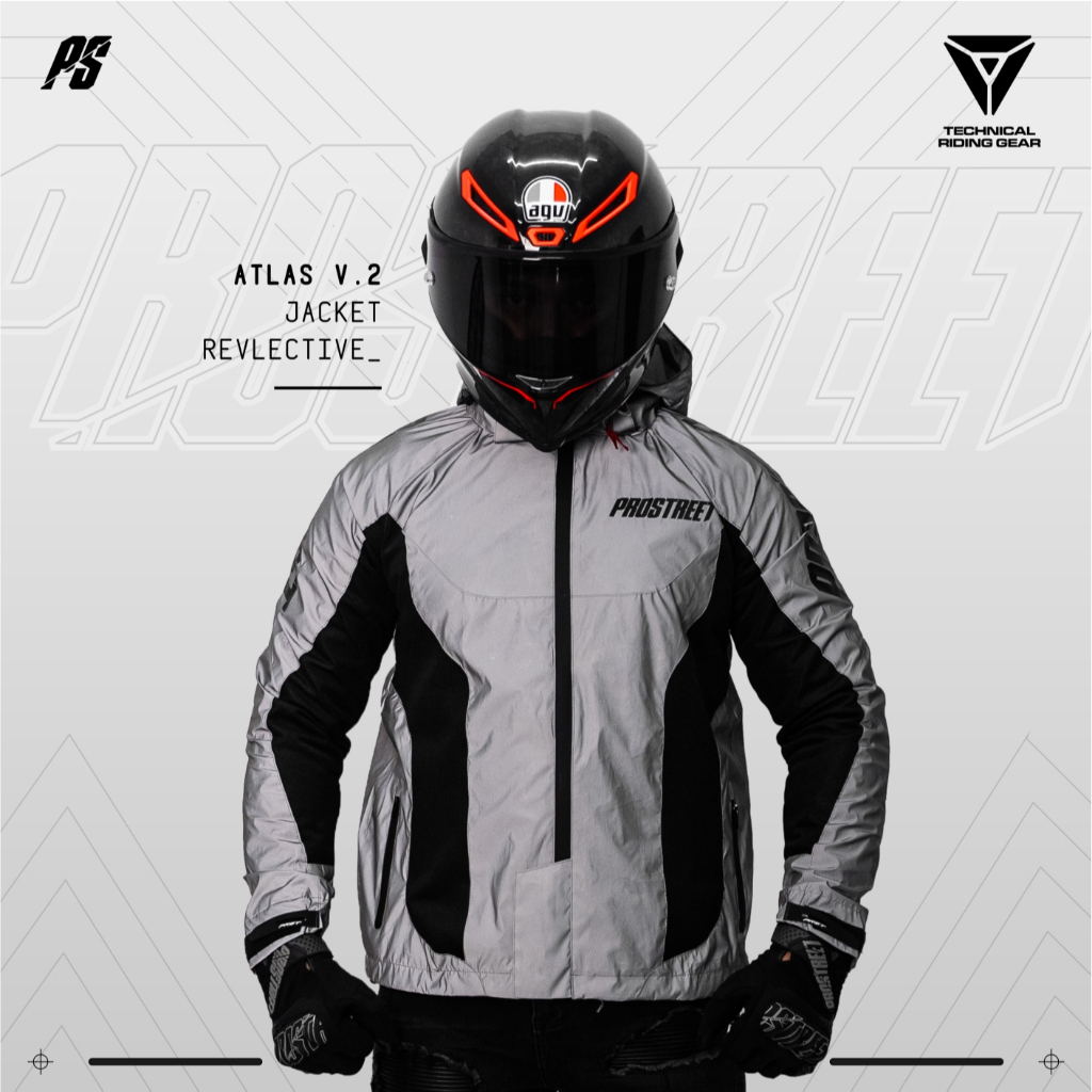 Prostreet Atlas Reflective V2 Motorcycle Jacket | Shopee Philippines