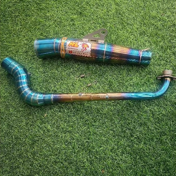 RL Pipe canister contour open specs exhaust Pipe for Wave 125 Xrm 110/ ...