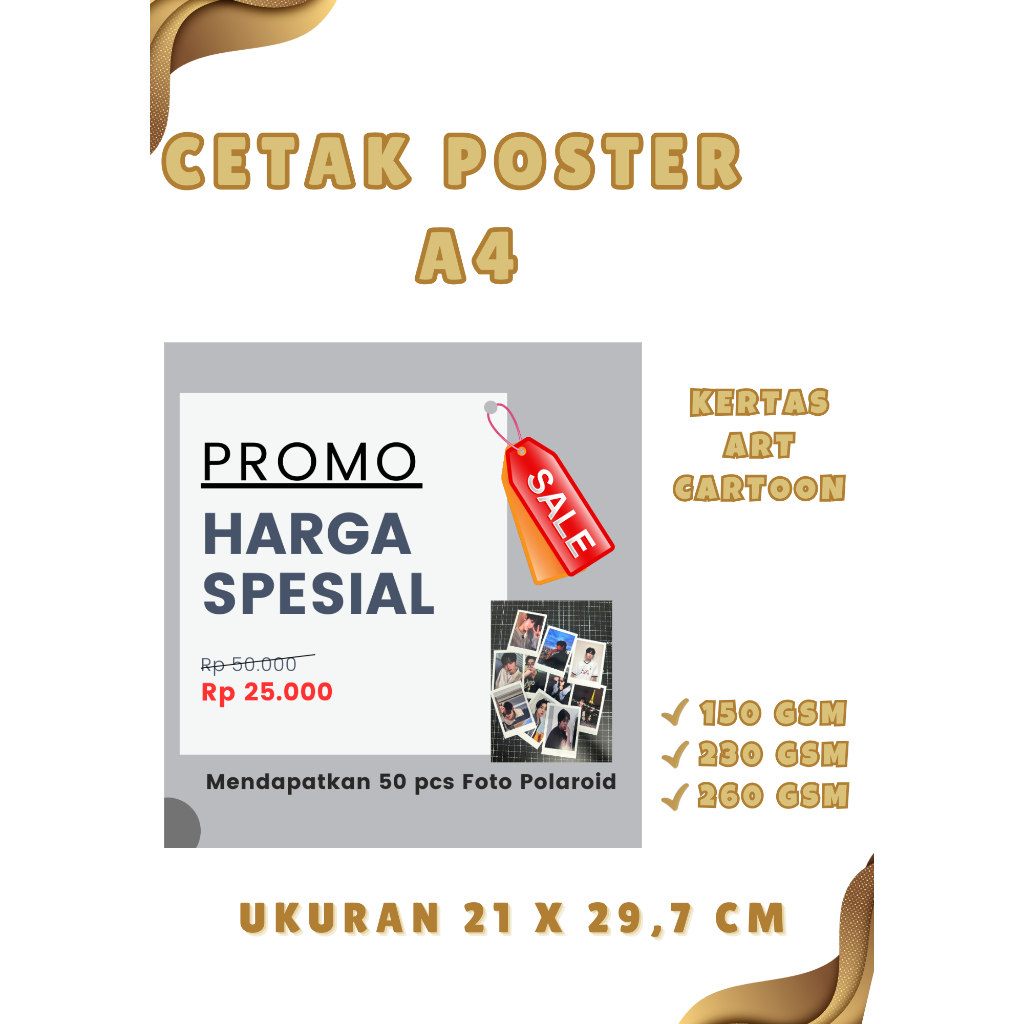 Print Custom A4 Size Posters | Shopee Philippines