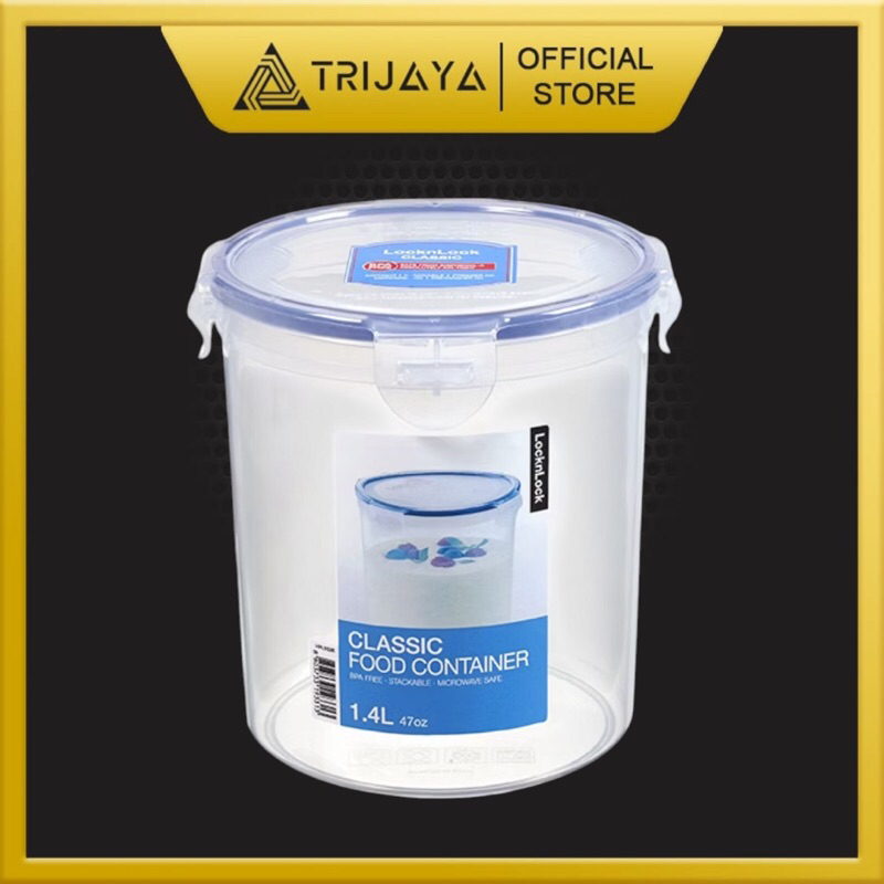 LocknLock HPL933B Classic Multipurpose Jar Round Tall 1,4L / Lock n ...