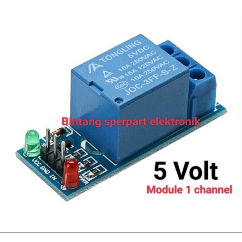 MODULE 1 CHANNEL LED 5 VOLT RELAY MODULE 1 CHANNEL LED RELAY MODULE 1 ...