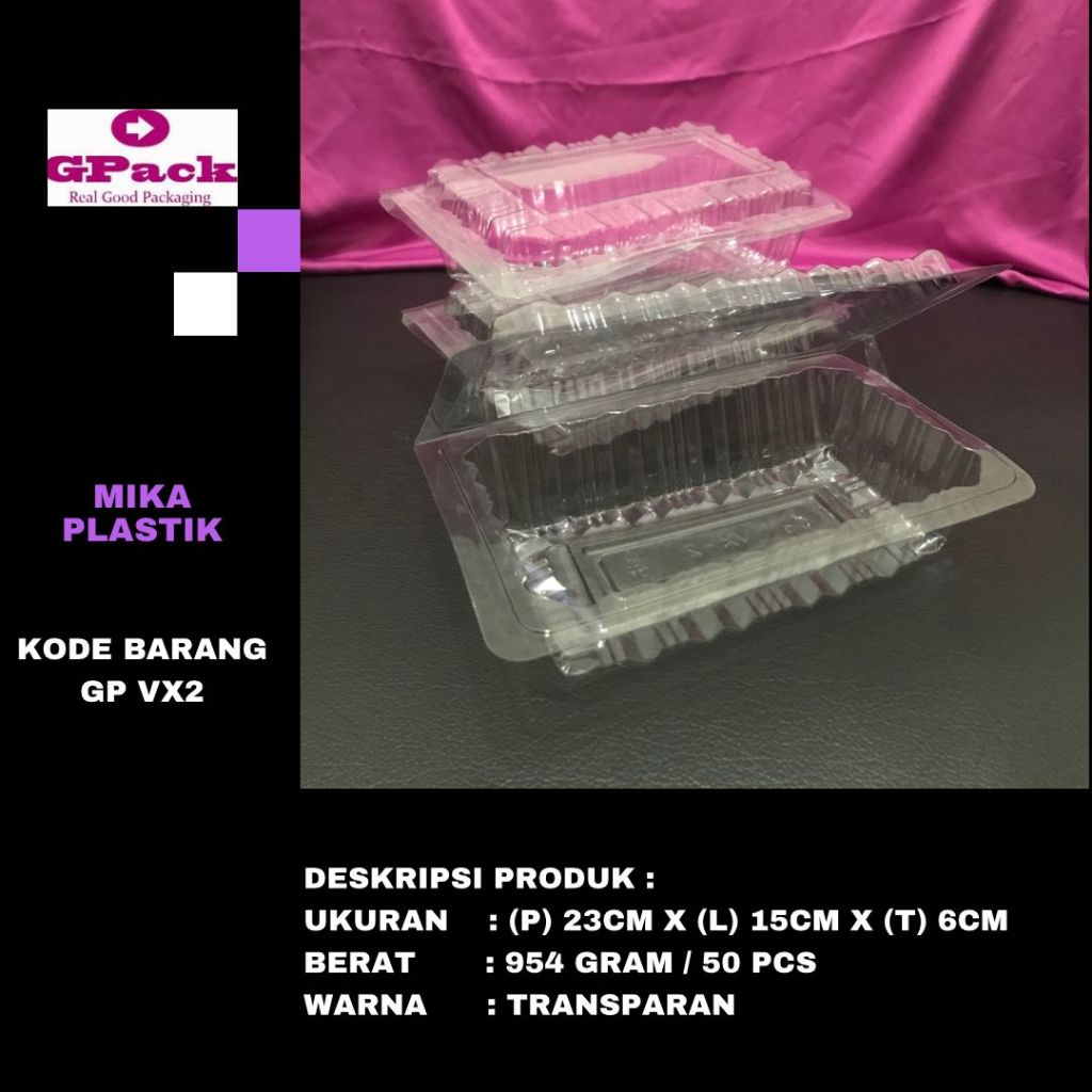 Mika BOX SALAD VEGETABLES / MIKA BOX BROWNIES / MIKA PLASTIC ...