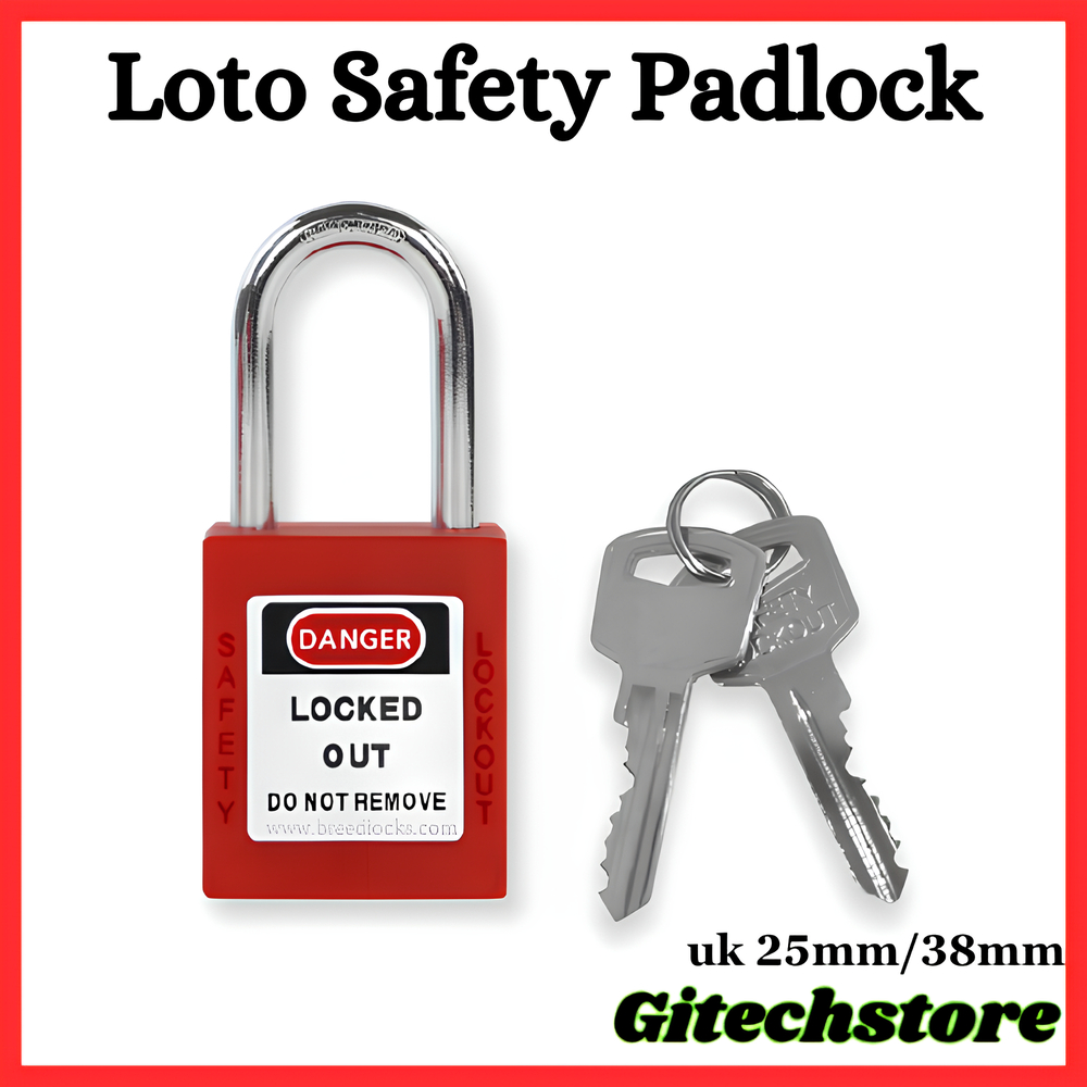 Loto Safety Padlock Padlock Master Lock Safety Loto Padlock 25/38mm ...