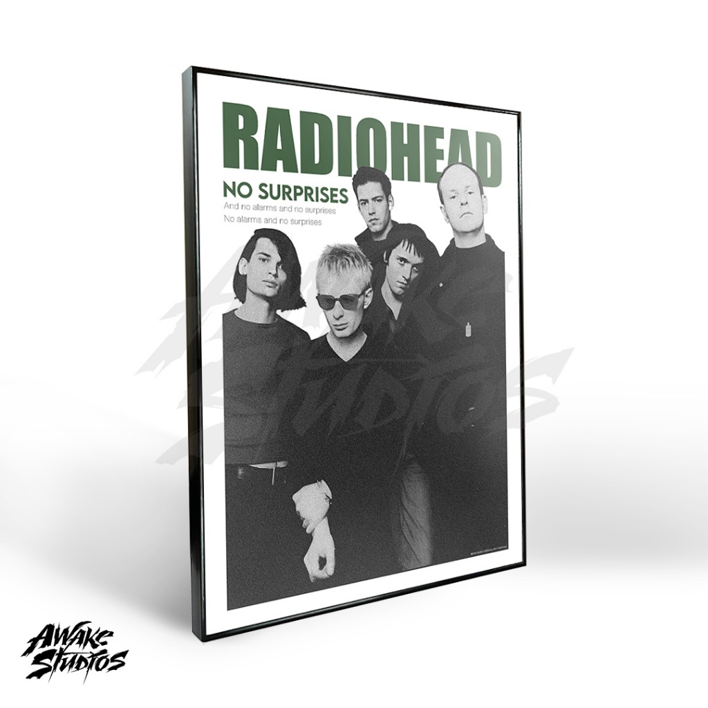 Radiohead Cover Frame Poster - No Surprises Frameblock | Shopee Philippines