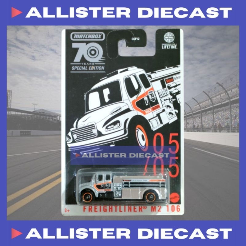 Matchbox Freightliner M2 106 Silver Matchbox Freightliner M2 106 70TH ...