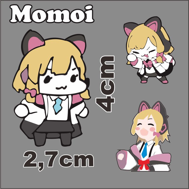 Momoi Anime Stickers Waterproof Anime Stickers Tumblr Laptop Stickers ...
