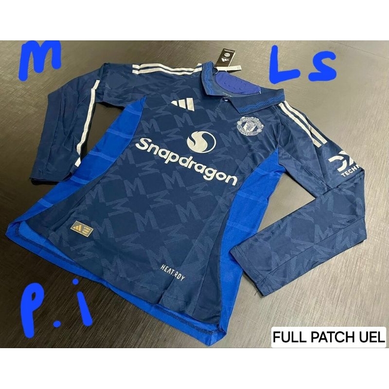 Manchester UNITED AWAY JERSEY 24/25 LS FULL PATCH UEL (NEW) | Shopee ...