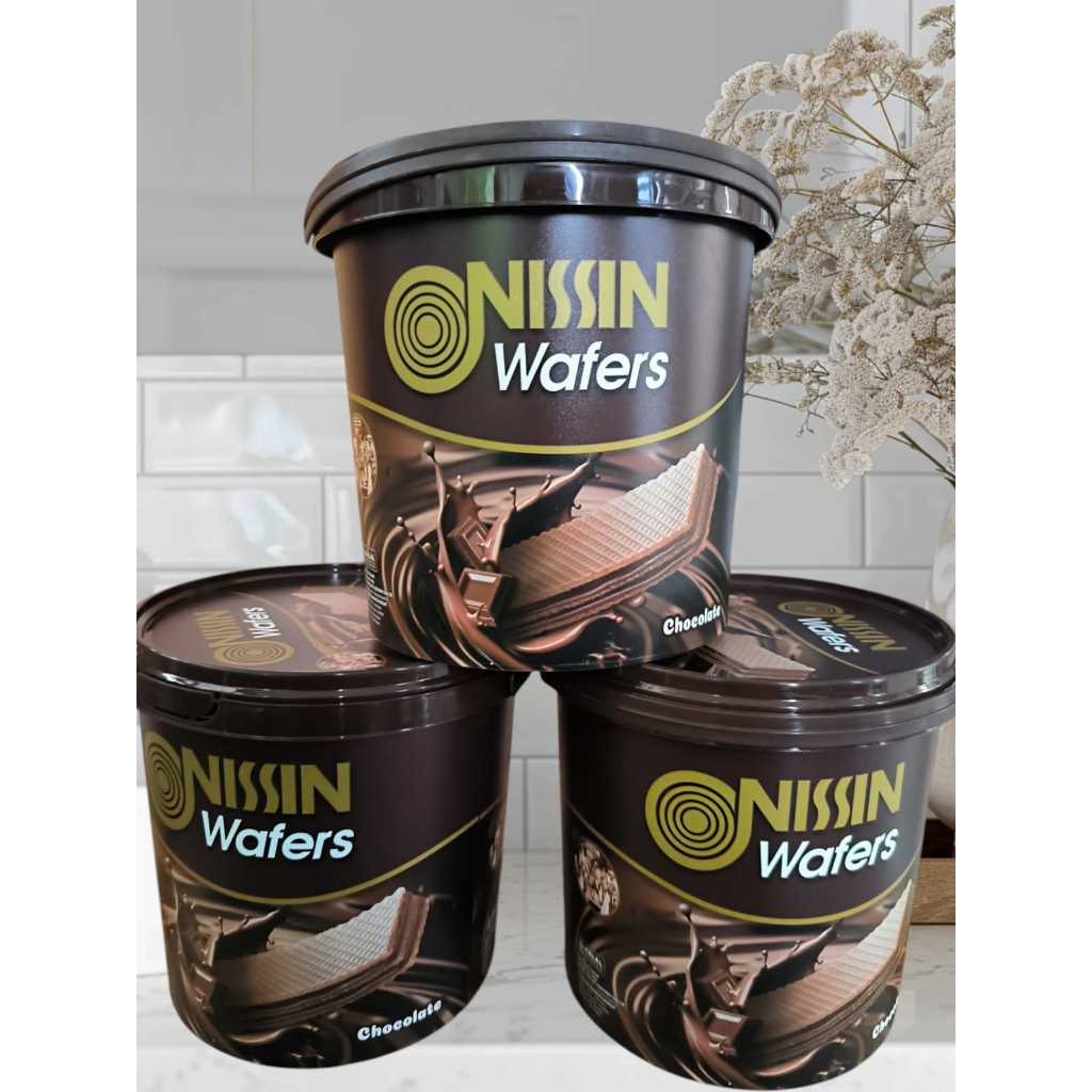 Nissin Chocolate Wafers 2 Jars Nissin Wafer Packaging Timba Chocolate ...