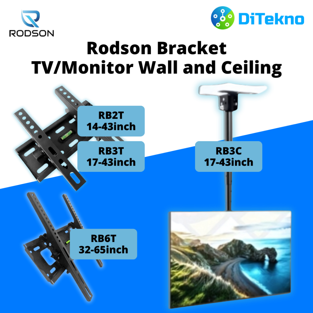 Rodson RB3C TV Bracket CEILING HANGING CEILING CEILING 17-43 Inch ...