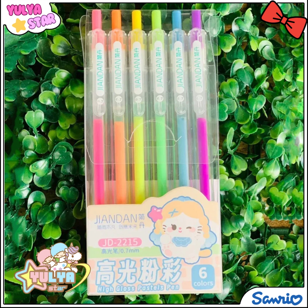 Jiandan high gloss Pastel Pen / jiandan high gloss Pen | Shopee Philippines