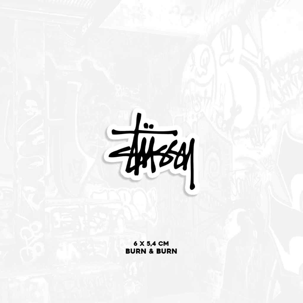 Stussy Logo | Unit Sticker | Vinyl Sticker | Helmet Sticker | Tumbler ...
