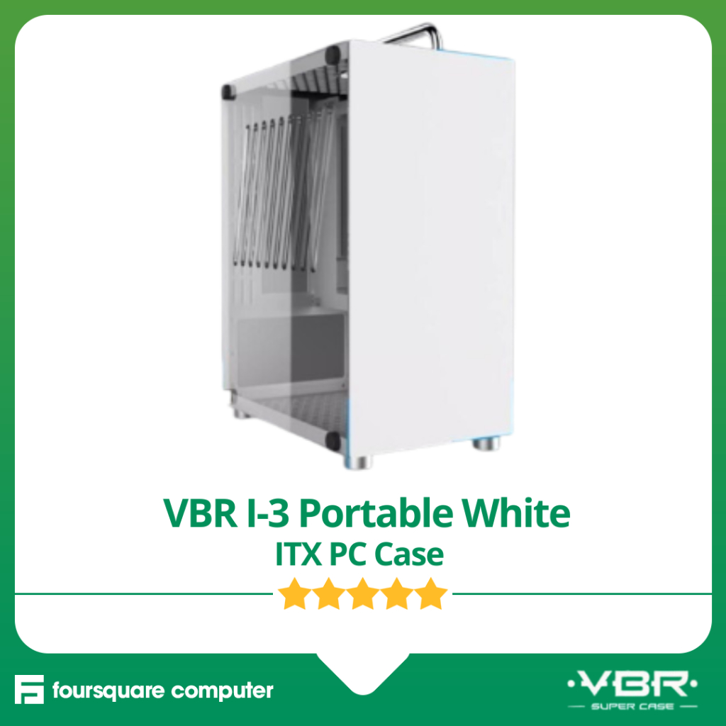 Vbr I-3 Portable White Mini ITX PC Case Casing | Shopee Philippines