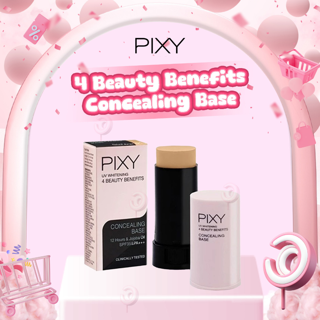 PIXY - 4 BEAUTY BENEFITS CONCEALING BASE (9 g) - Foundation SPF 35 PA ...