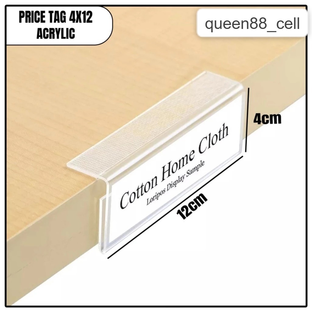 Acrylic Price Display Label / Acrylic Product Price Tag / Minimarket ...