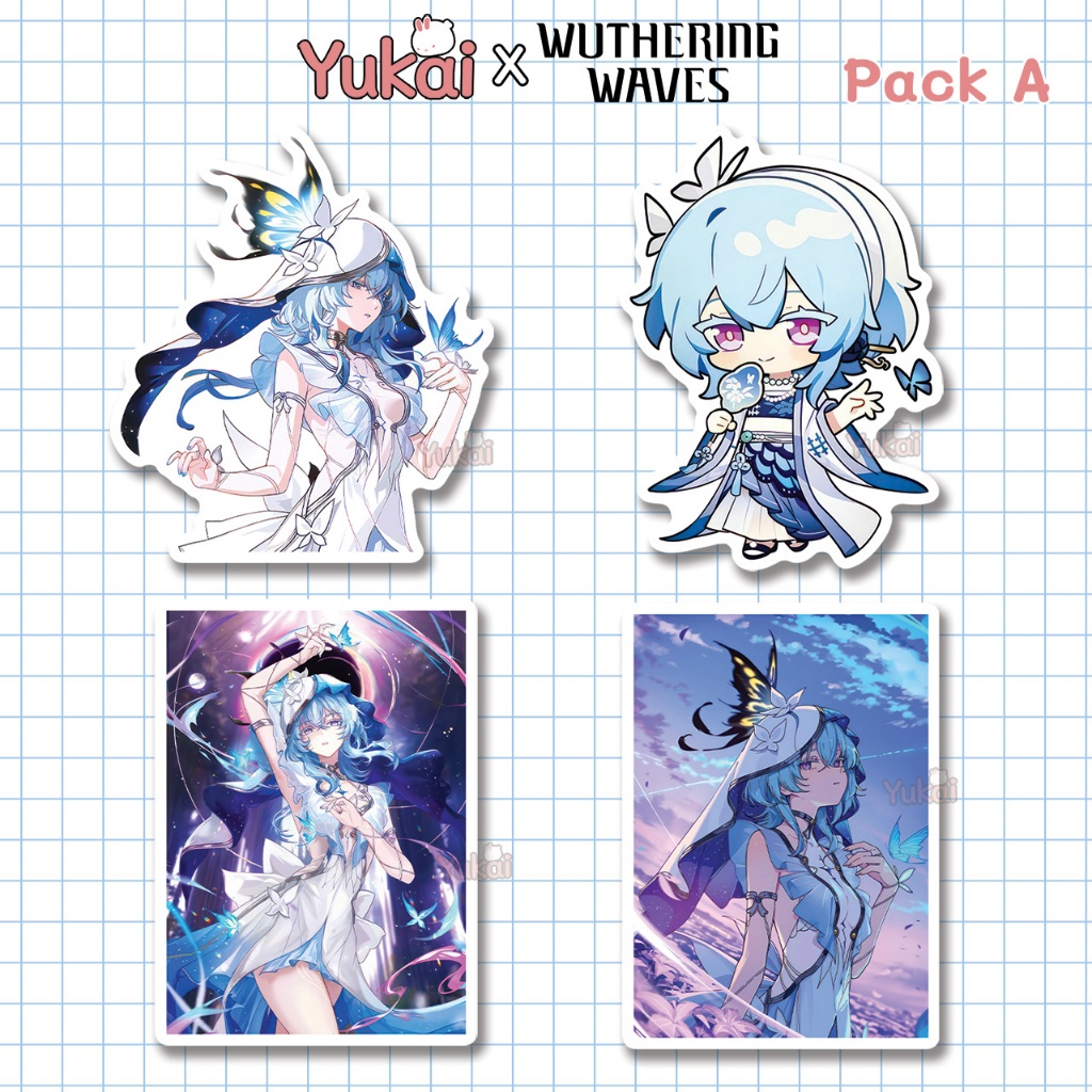 The Shorekeeper Wuthering Waves Premium Sticker - Waterproof Anime ...