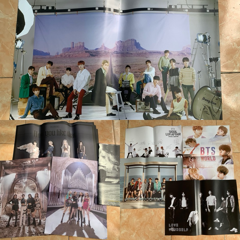 Official POSTER KPOP BTS SVT BLACKPINK | Shopee Philippines