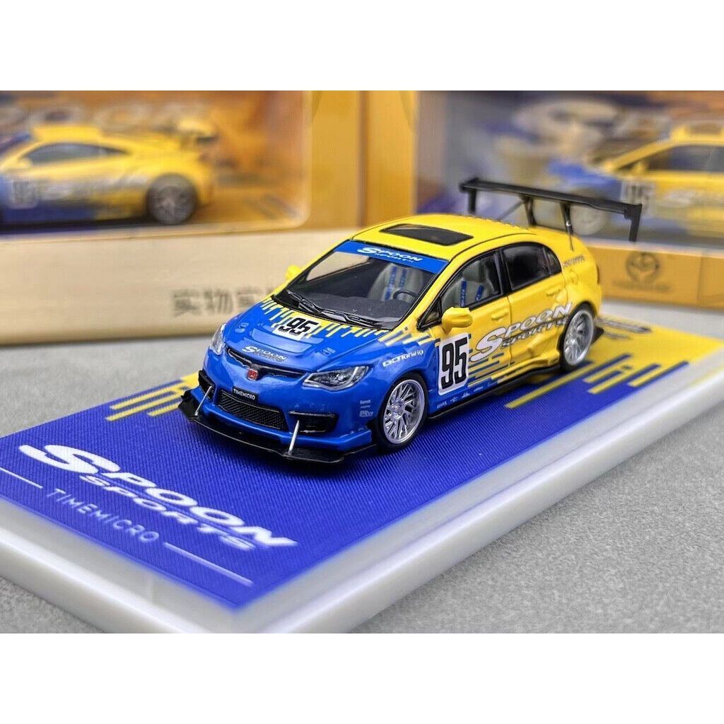 Time Micro 1:64 Honda Civic Spoon Racing Team FD2 Mugen Type R Race ...