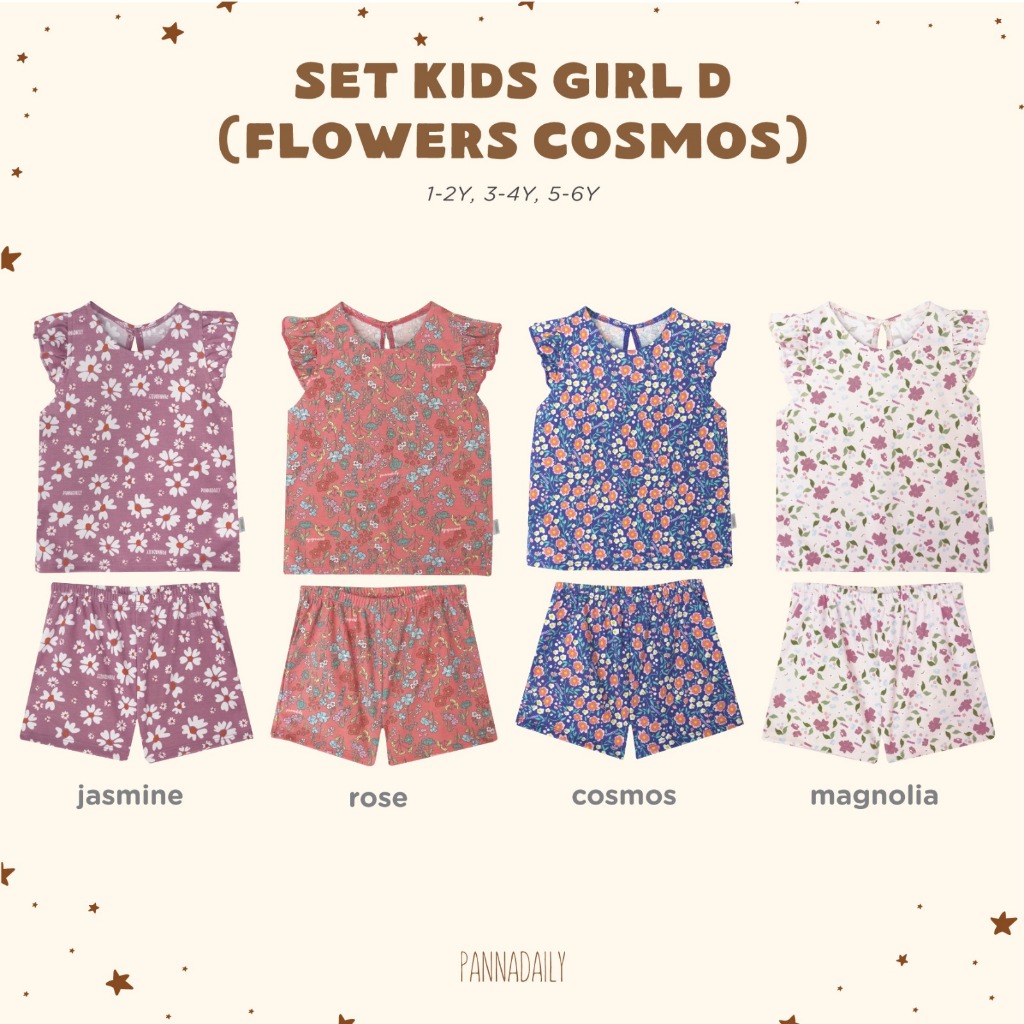 Bohopanna Panna Daily Panna Set Kid Girl - Clothes Set for Girls Ages 1 ...