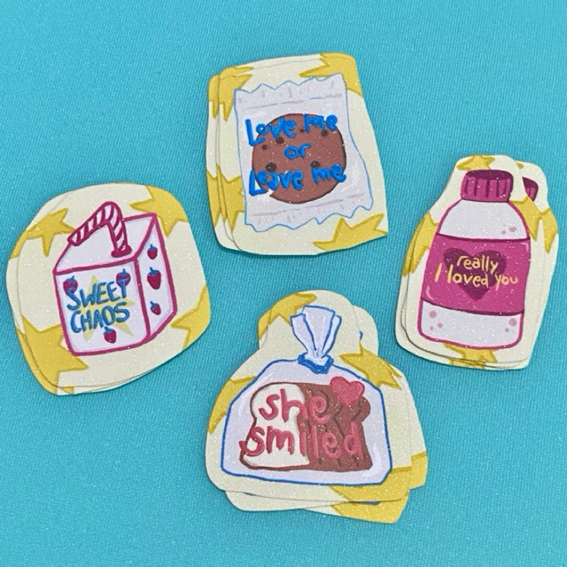 Day6 Sweets and Dairy Song Lyrics Sticker | Glitter Diecut Sticker ...