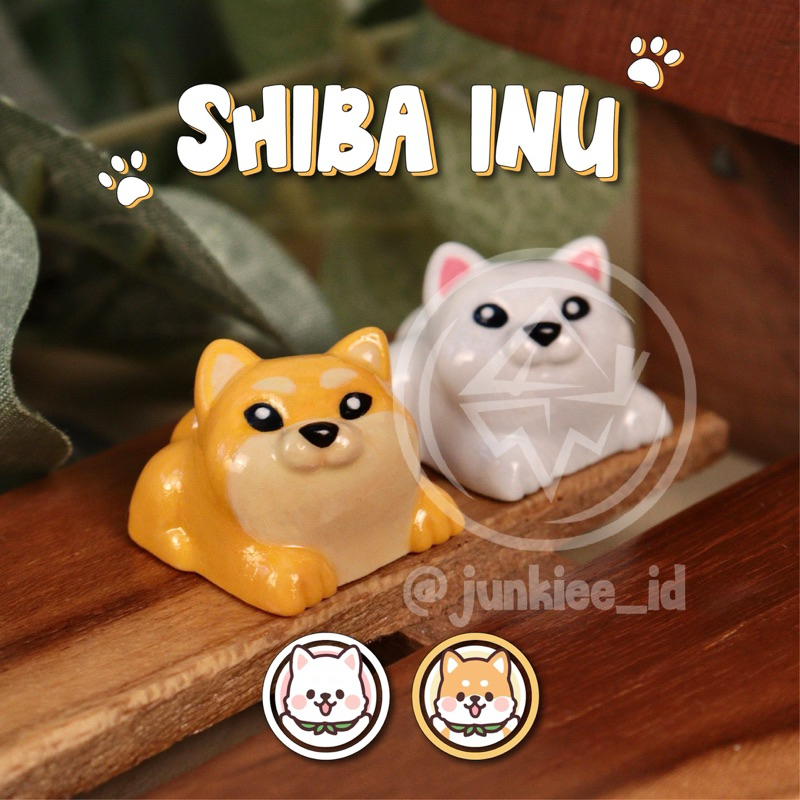 Shiba inu artisan keycaps dog japanese pet keycaps for mechanical ...