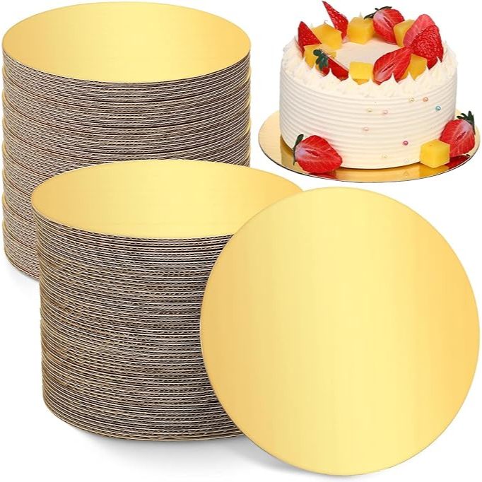 1pcs Cake Board Gold Cake Coaster/ Gold Cake Mat/ 8 inch Round Cake ...