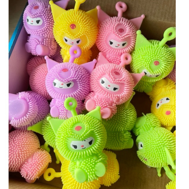 Kuromi Puffer Ball Children's Toy/ Kuromi Light Jellyfish/ Kuromi Yoyo ...