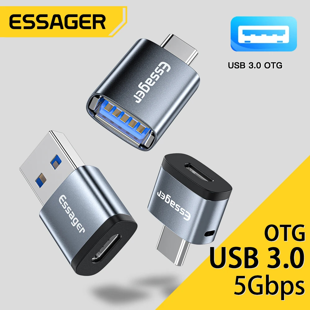 Essager USB to Type C Micro USB Data Cable 3 Types of Fast Data ...