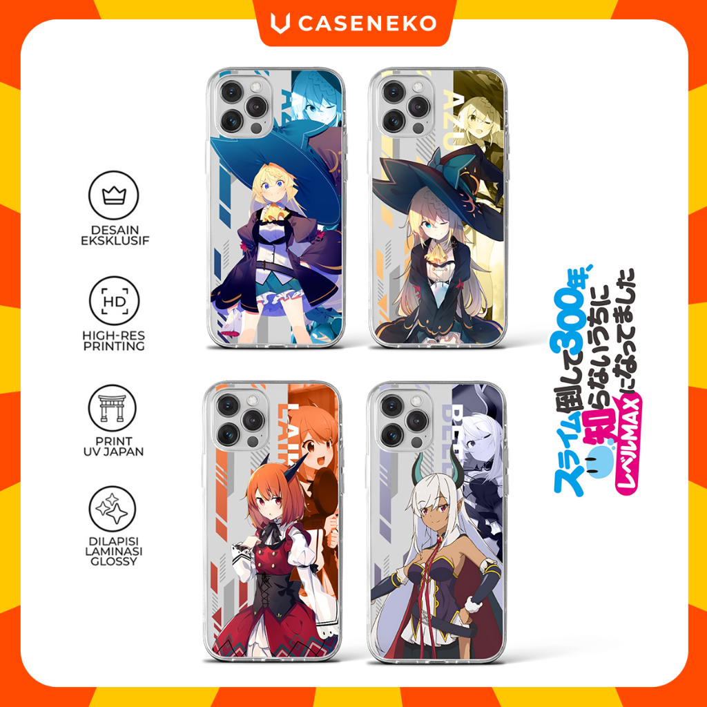 Case Slime Taoshite 300 nen Azusa Laika Beelzebub Anime Phone Casing HP ...