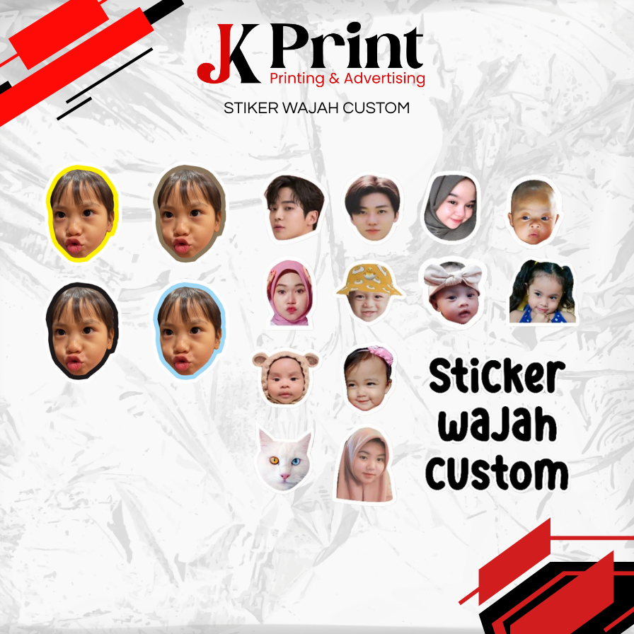 JELAJAH KARYA - Custom Face Stickers Like You Like Face Stickers ...