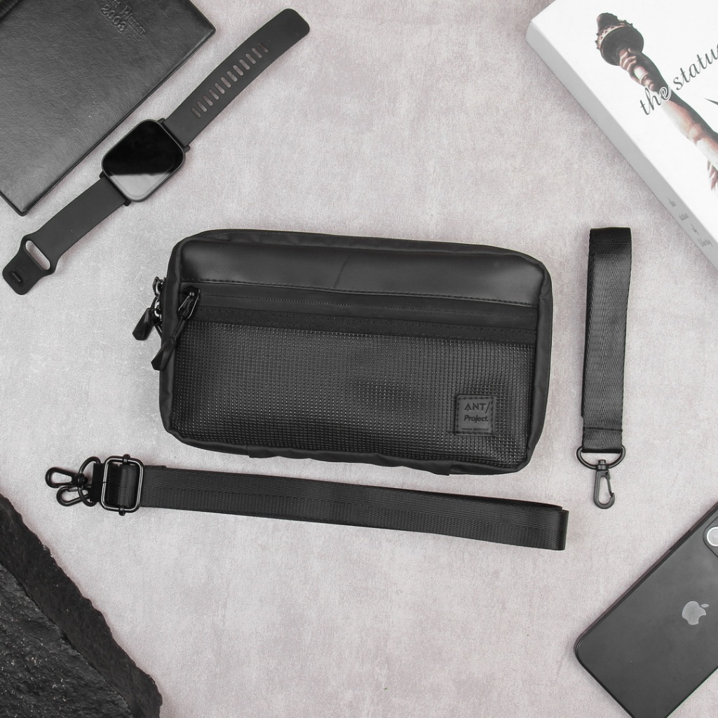 ANT PROJECT - FALCON 3 in 1 Waterproof Men's Sling Bag - Extra Slot ...